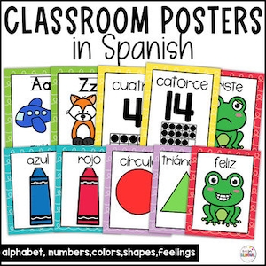 Classroom Decor |spanish Alphabet Posters | Homeschool Decor| El ...