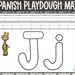 Spanish Alphabet Play Dough Mats Preschool Printable Play - Etsy