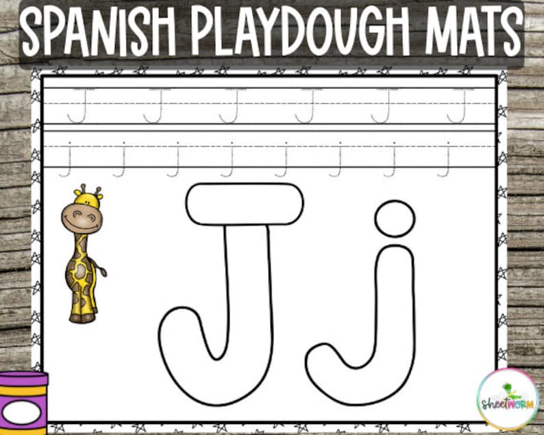 Spanish Alphabet Play Dough Mats Preschool Printable Play - Etsy