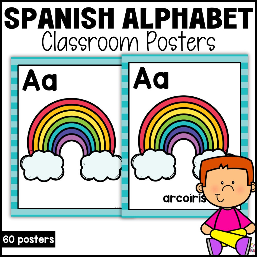 Spanish Alphabet Posters | Homeschool Decor| Classroom Decor | El ...