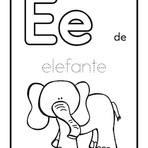 Spanish Alphabet | Coloring Sheets |beginning Sounds Worksheets for Pre ...