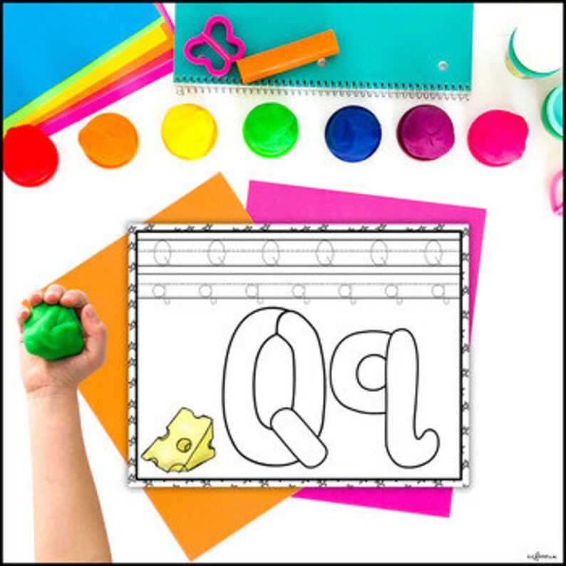 Spanish Alphabet Play Dough Mats | Preschool Printable| Play Doh Mats ...