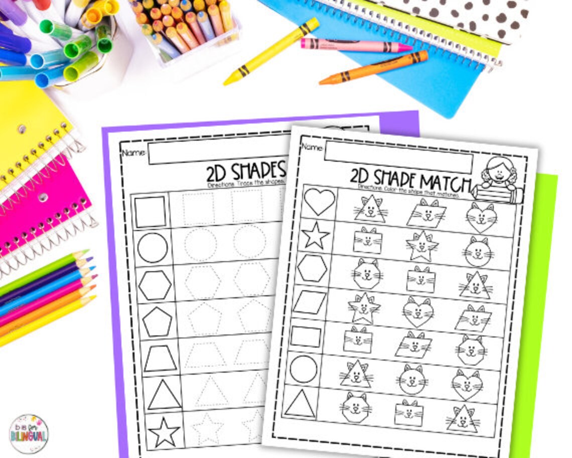 40 Preschool Worksheets | Preschool Printable Workbook | Homeschool ...