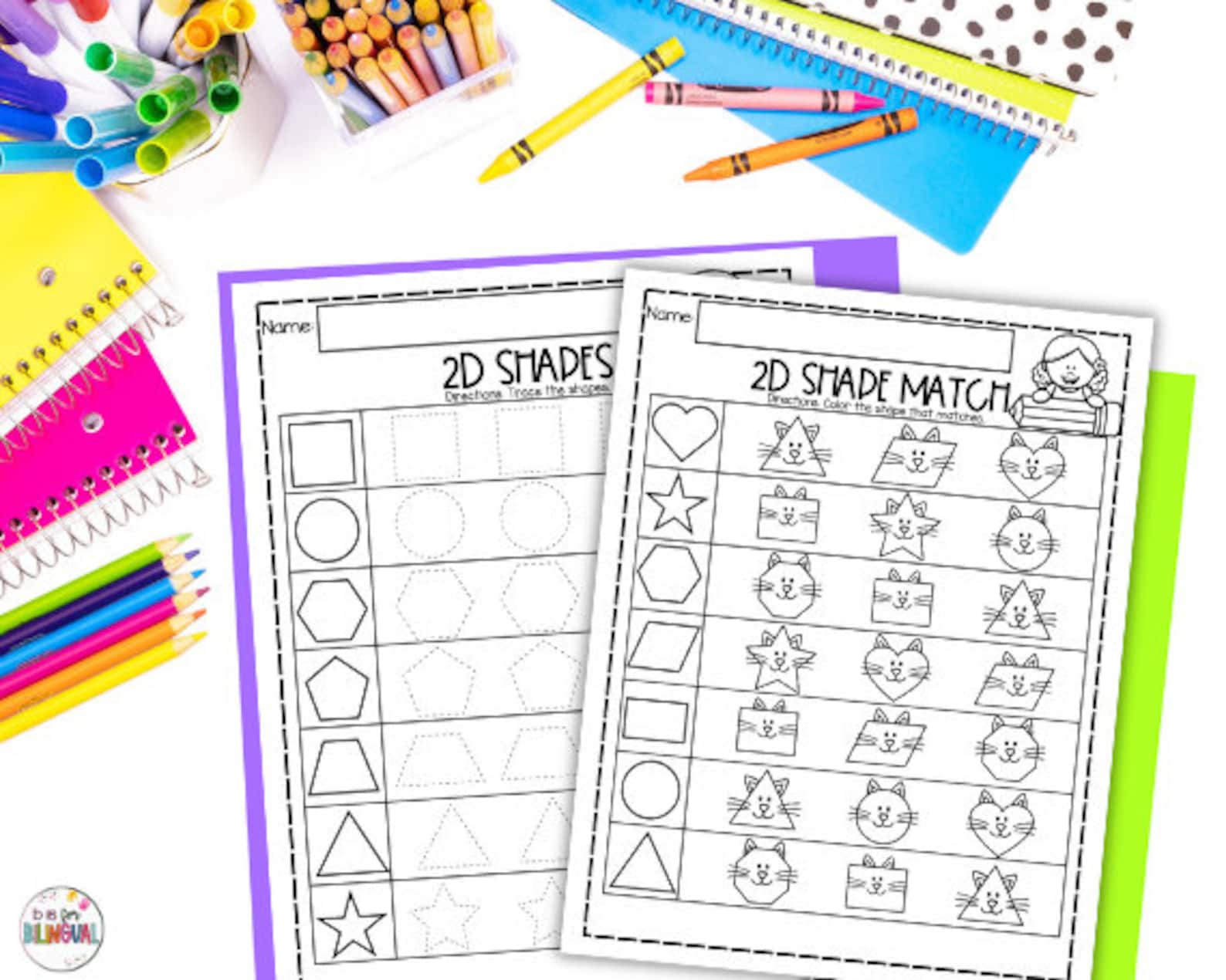 40 Preschool Worksheets | Preschool Printable Workbook | Homeschool ...