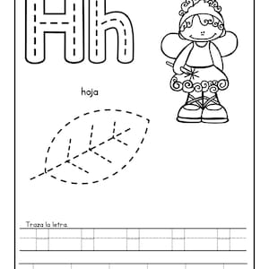 Spanish Alphabet Worksheets for Homeschool Pre-k Kindergarten Tracing ...