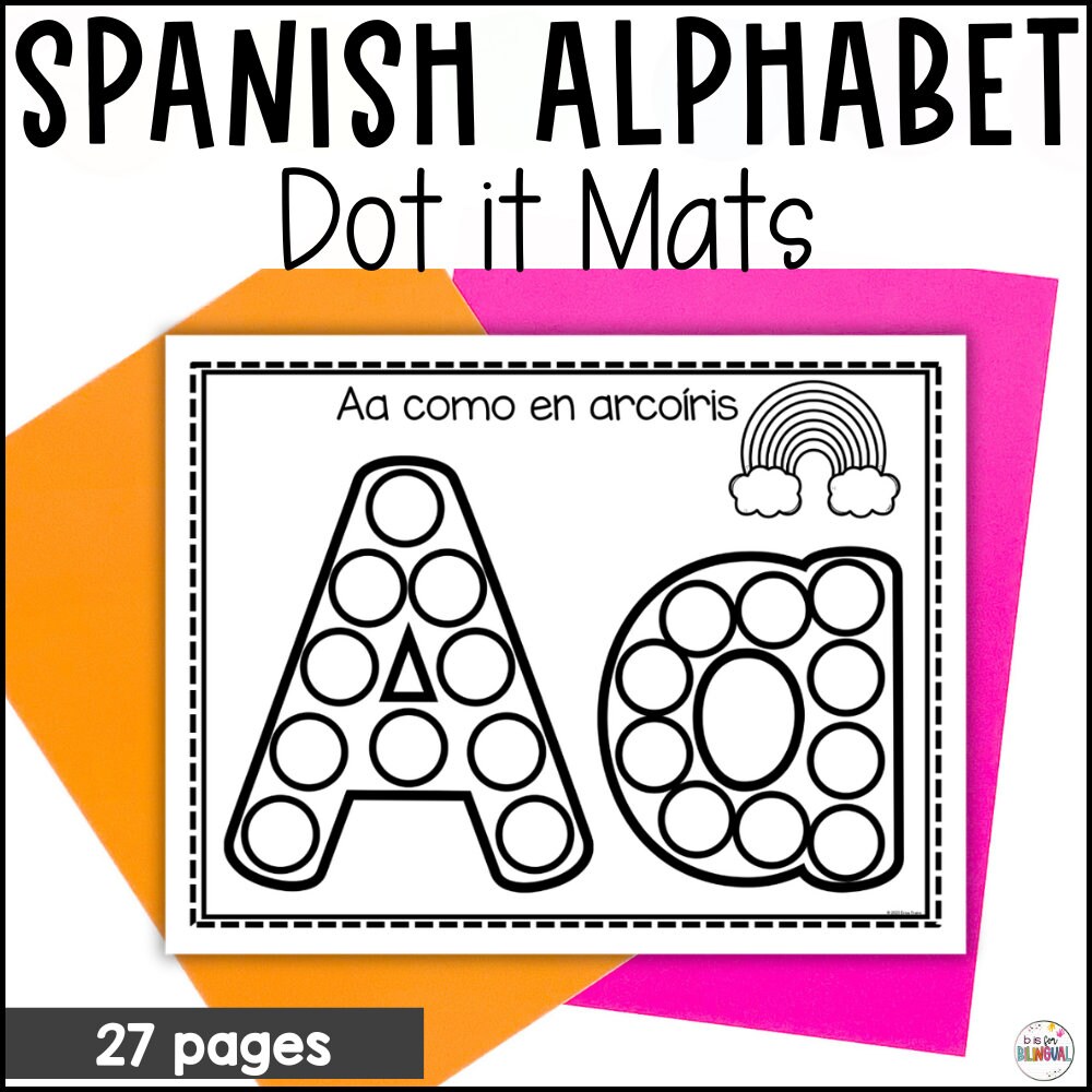 Spanish Alphabet Dot It Mats Dot It Mats El Alfabeto Fine Motor ...