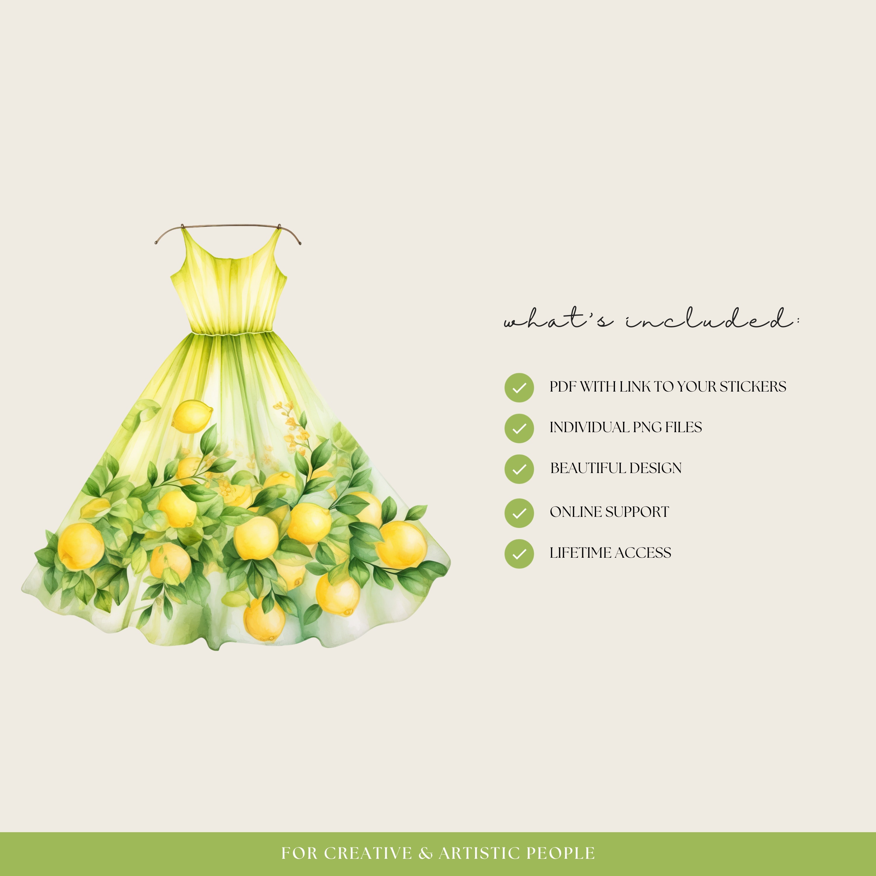 Citrus Digital Stickers, Lemon Sticker Set, Goodnotes Oranges Stickers ...
