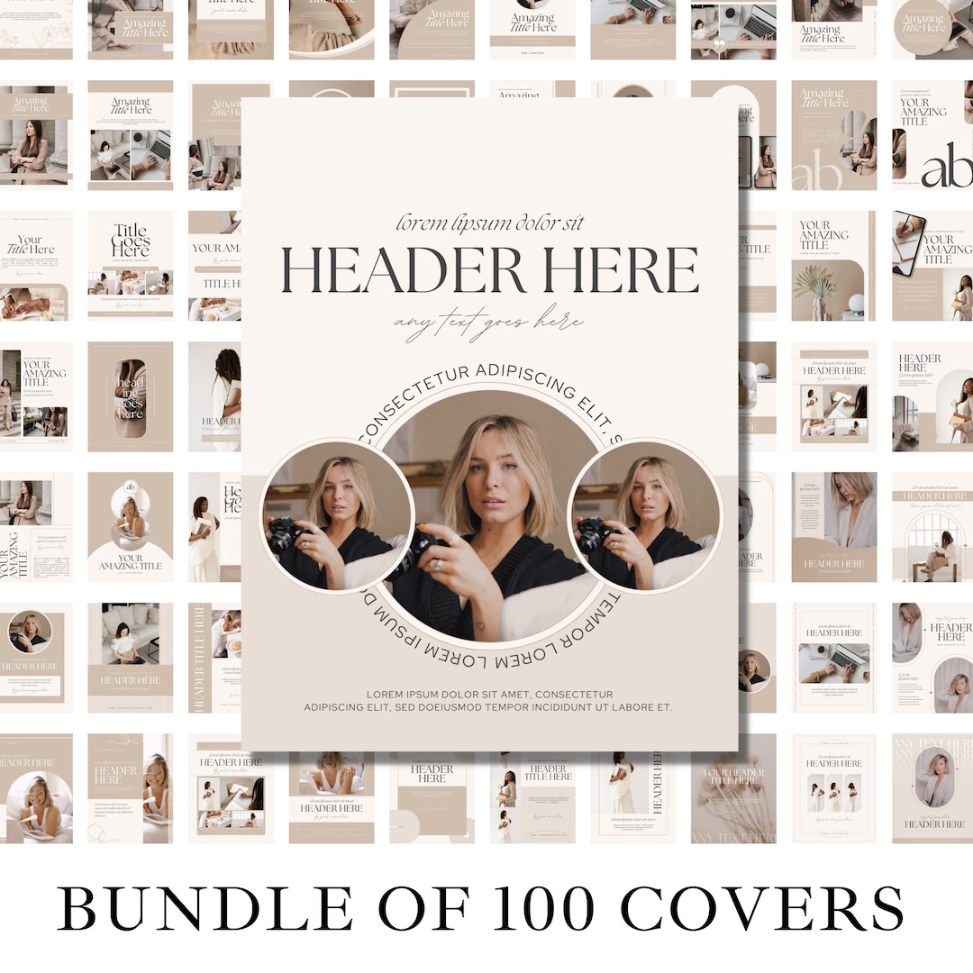 Ebook Covers, Canva Covers Templates, Editable Journal Title Page, Dust ...