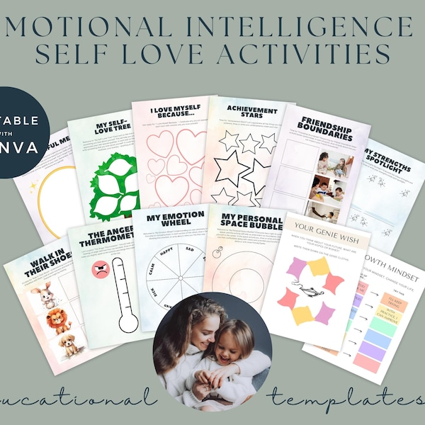 Emotional Intelligence Worksheets - Etsy