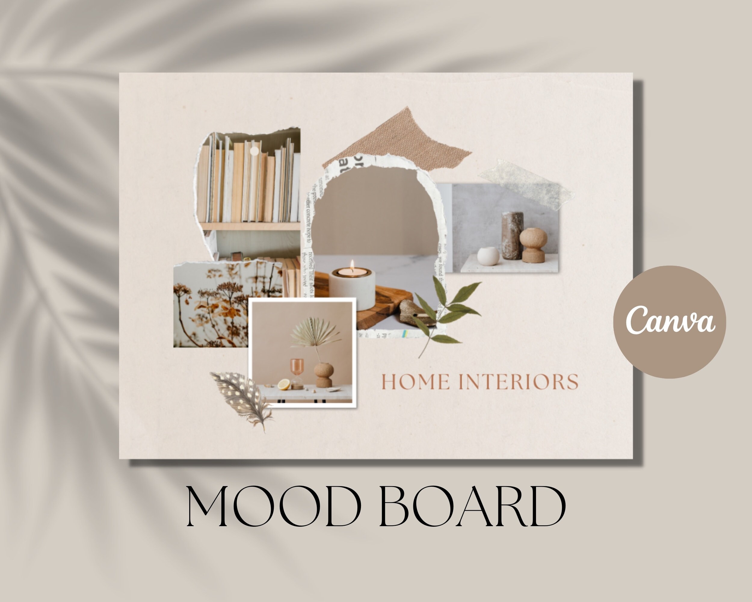 Canva Mood Board Bundle Canva Vision Board Templates - Etsy