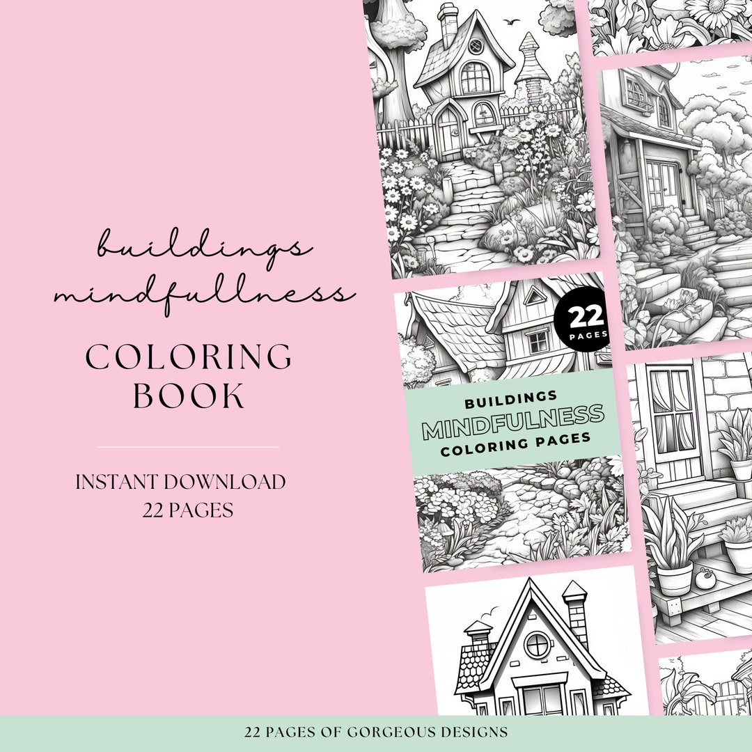 Home Coloring Pages | Building Art Pages | Architecture Colouring Pages ...