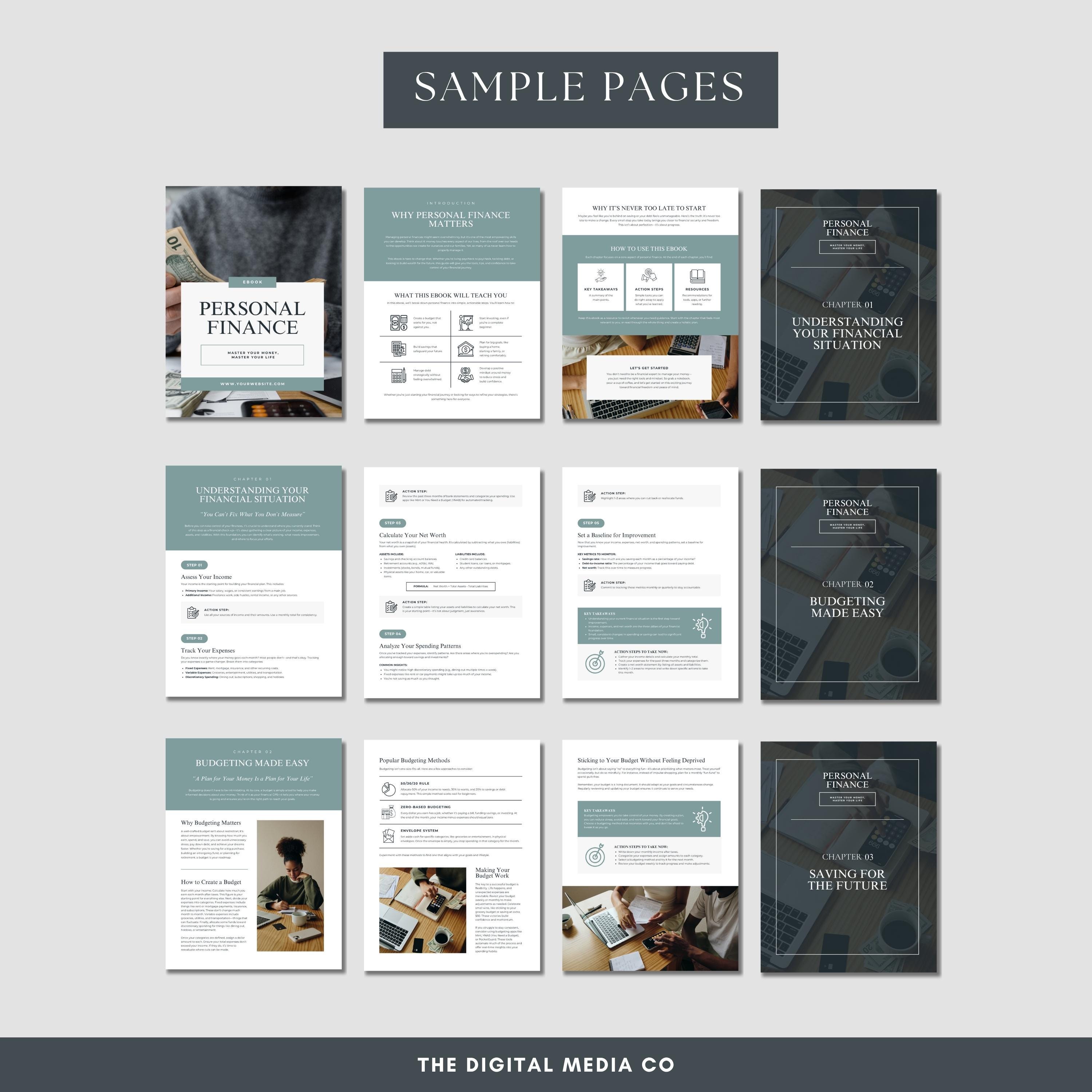 Personal Finance Ebook | Budget Planner | Canva Money Management Guide ...