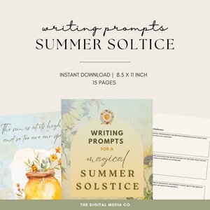 Summer Solstice Workbook, Magical Guide, Printable Spirituality E-book ...