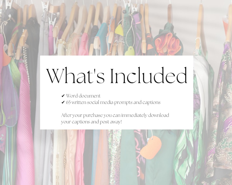 Written Social Media Captions for Fashion Boutiques, Instagram and ...