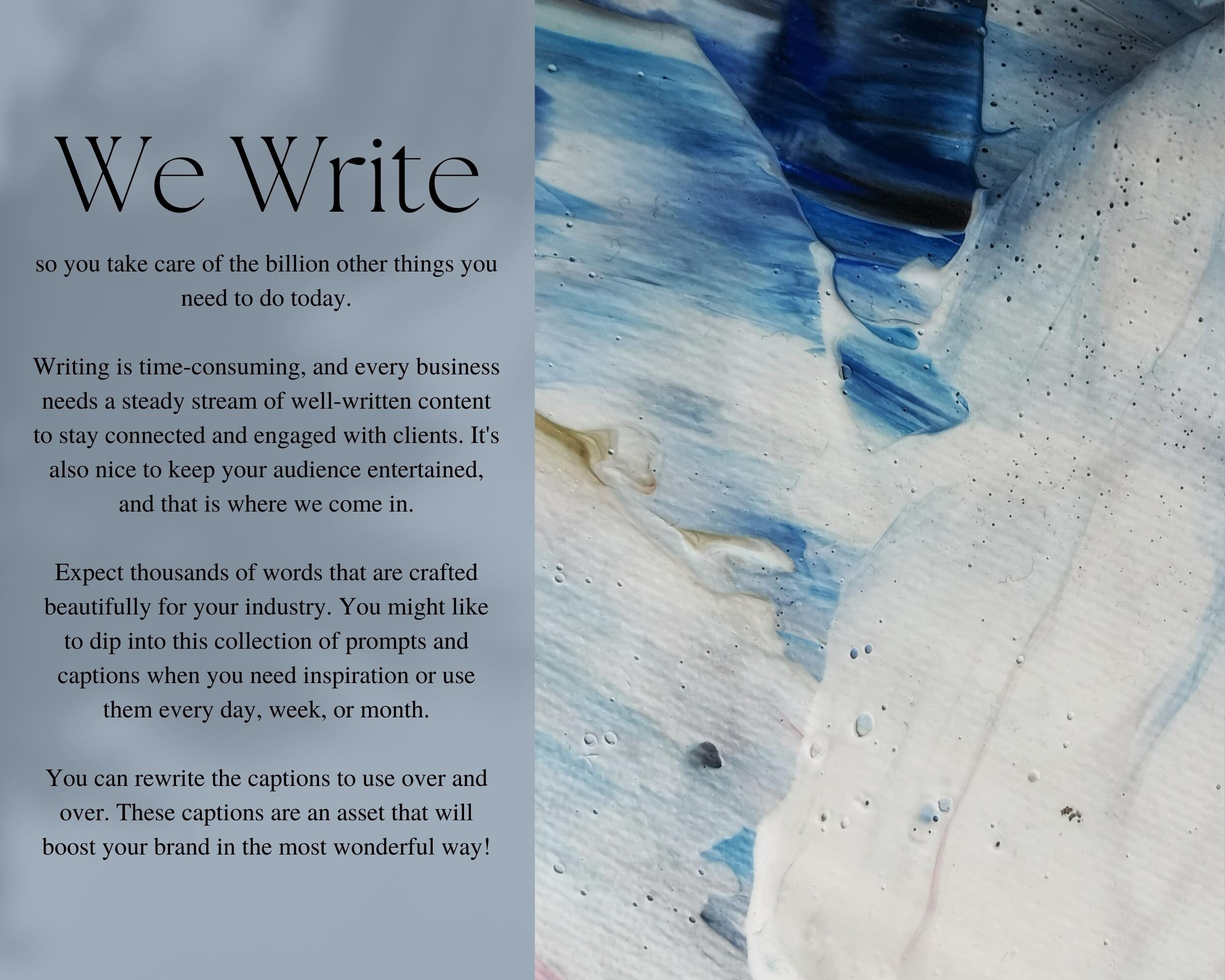 Written Captions for Artists Ready to Post Instagram Captions for ...