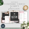 Youtube Video Editing Checklist | Printable Youtube Plan - Etsy