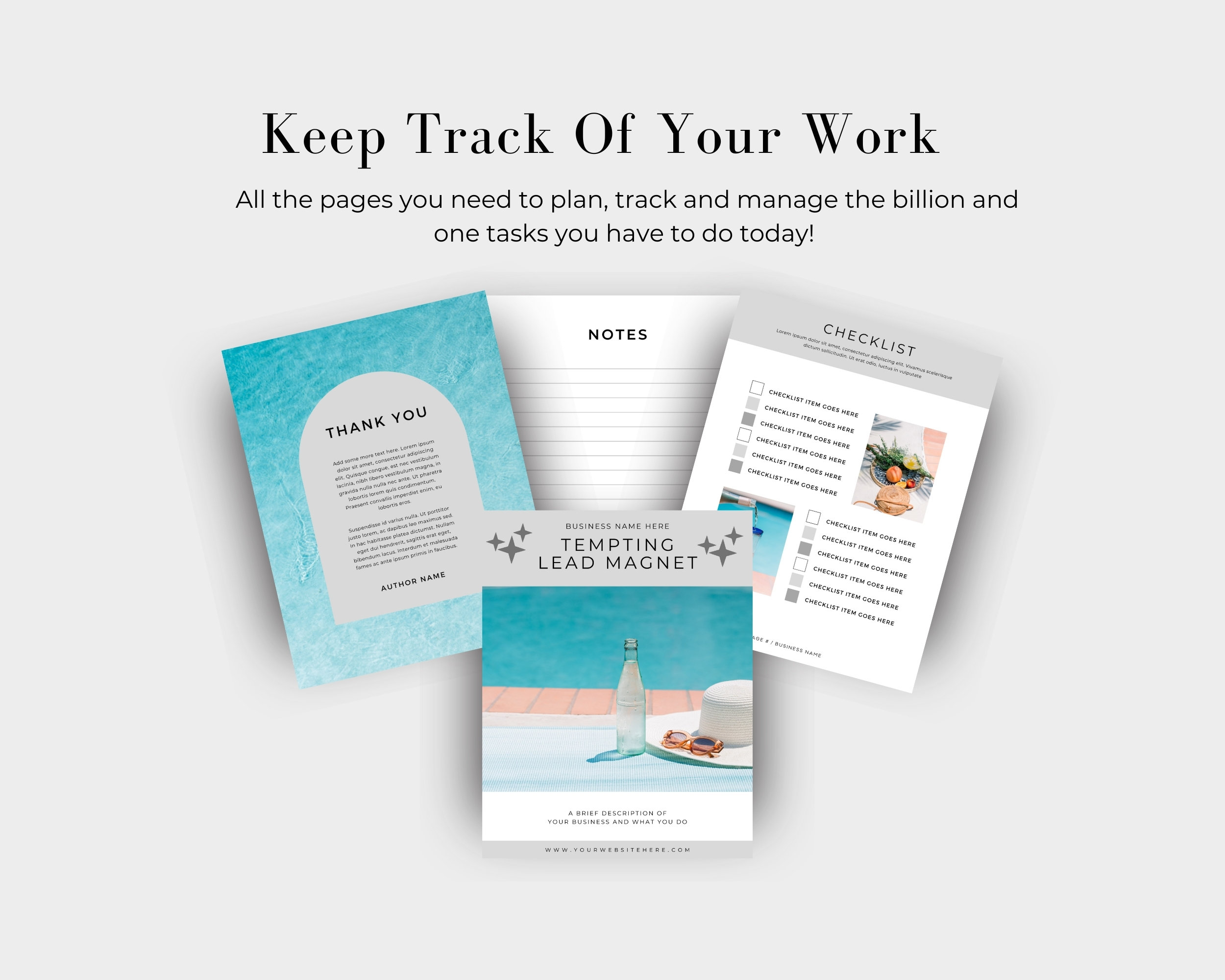 Freebie Digital Template Canva, Workbook Template Canva, Lead Magnet ...