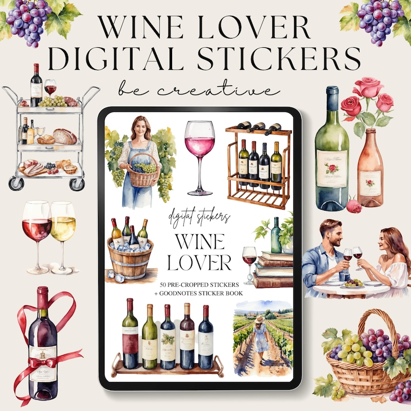 Cat Drinking Wine Sticker - Etsy