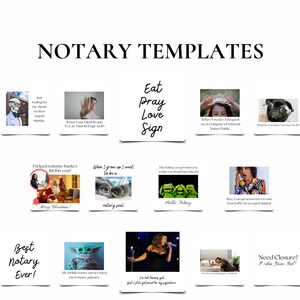 14 Meme Style Notary Instagram Templates, Public Notary Marketing, Loan ...