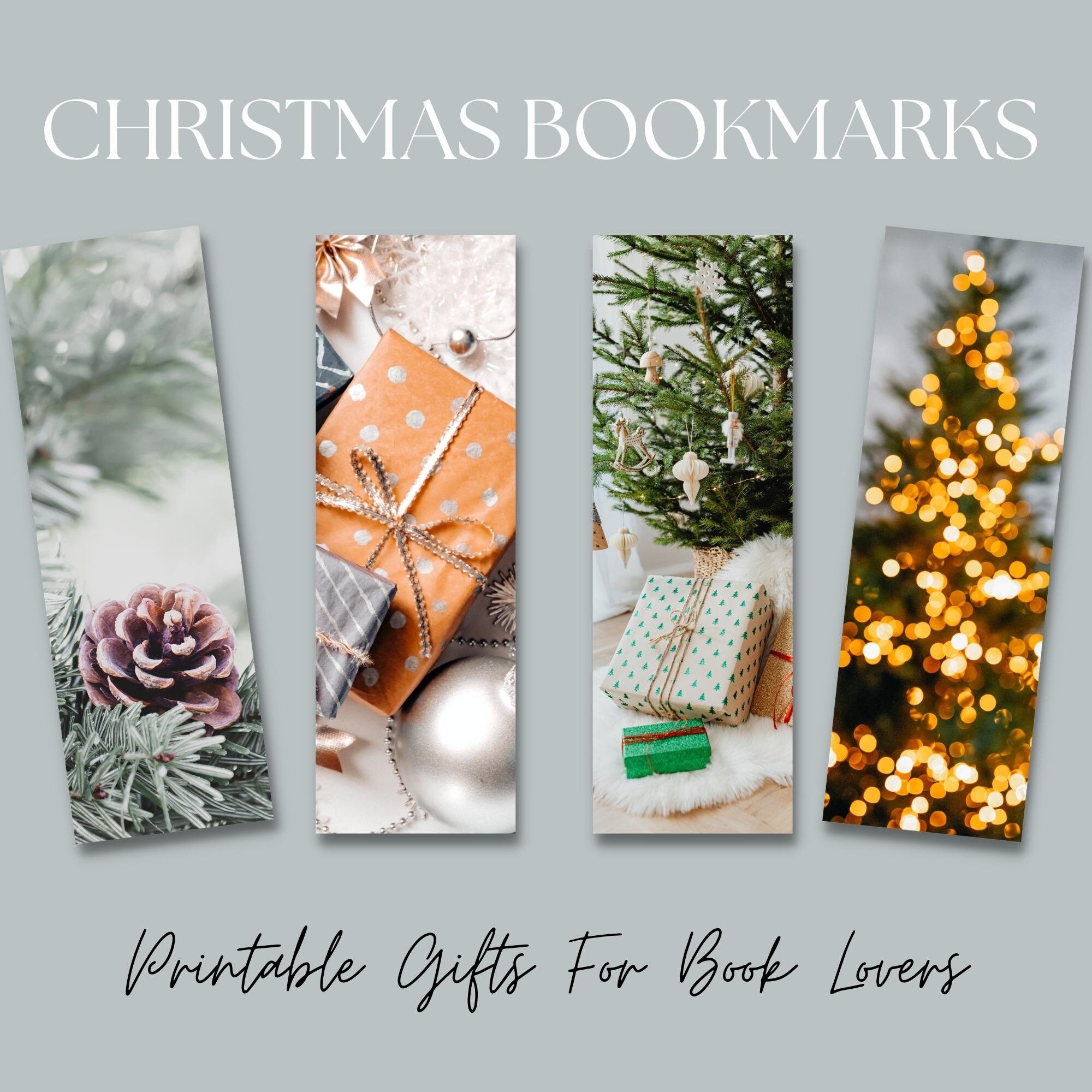 Christmas Trees Digital Download Bookmark, Printable Christmas Tree ...