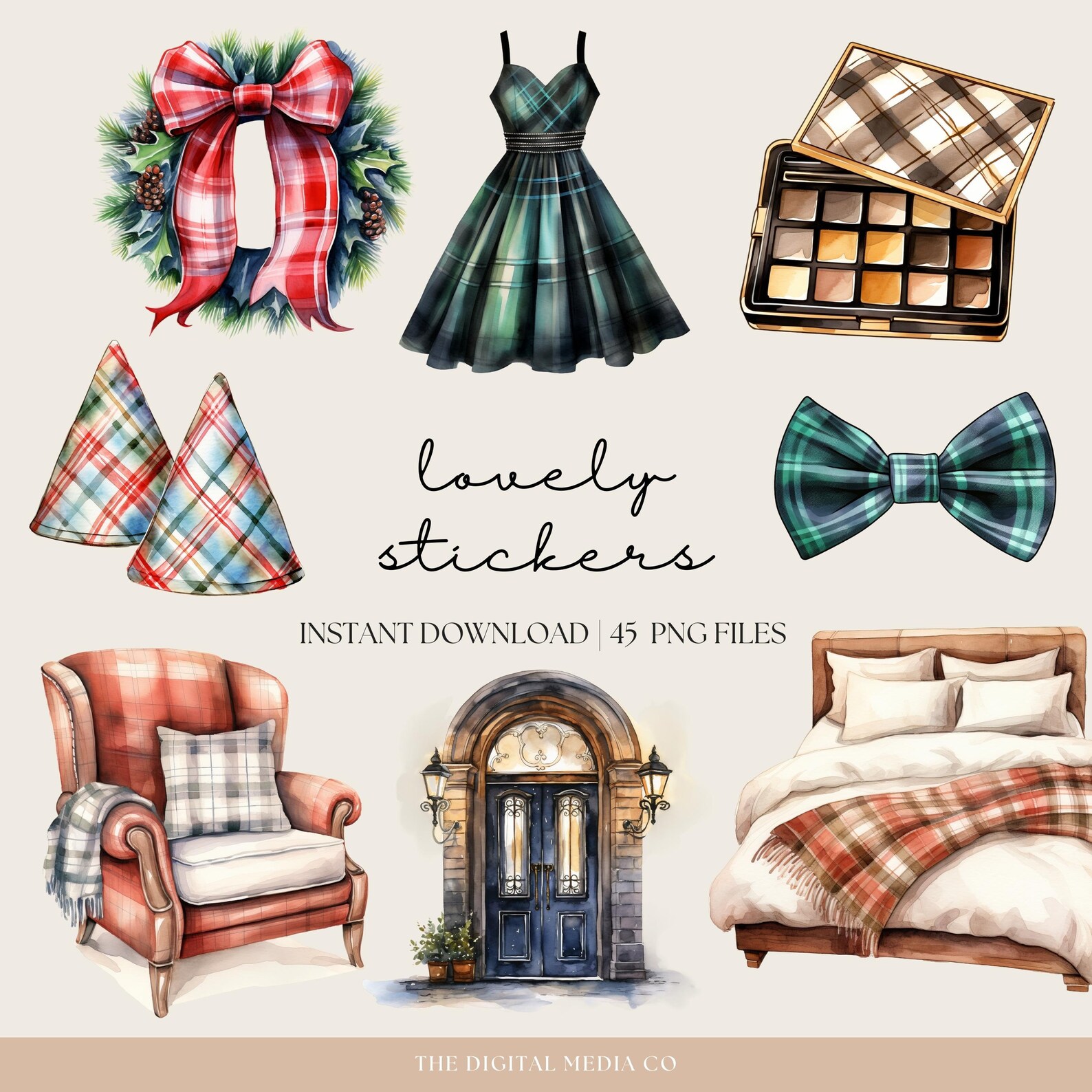 Scotland Culture Digital Planner Stickers | Digital Sticker Book ...