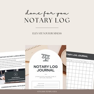 Notary Log Book | Notary Supply | Loan Signing Agent | Notary Public ...