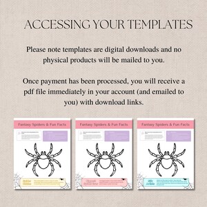 Spider Activity Work Sheets for Preschoolers, Halloween Craft ...