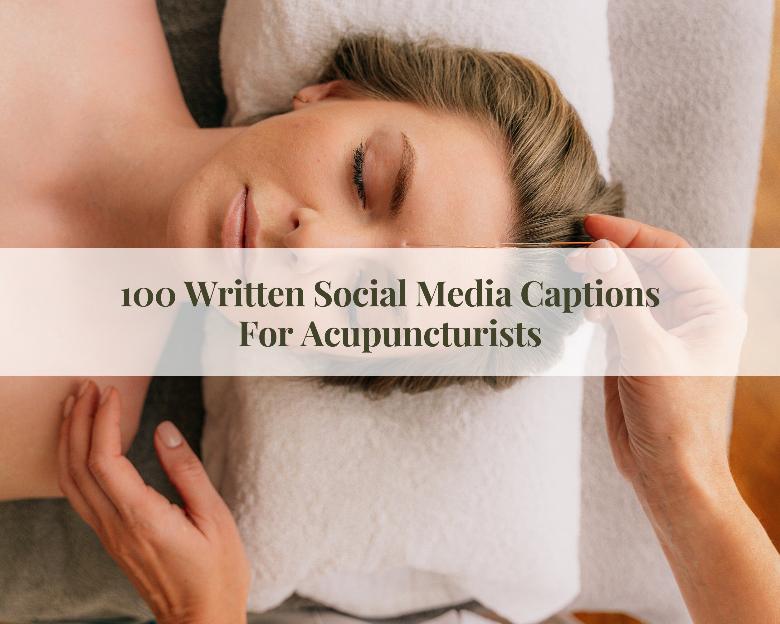 Social Media Captions for Acupuncturists Acupuncture Facebook - Etsy