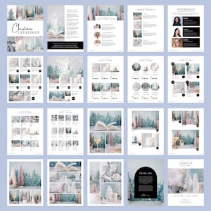 Christmas Catalogue Template, INSTANT DOWNLOAD, Wholesale Gift ...