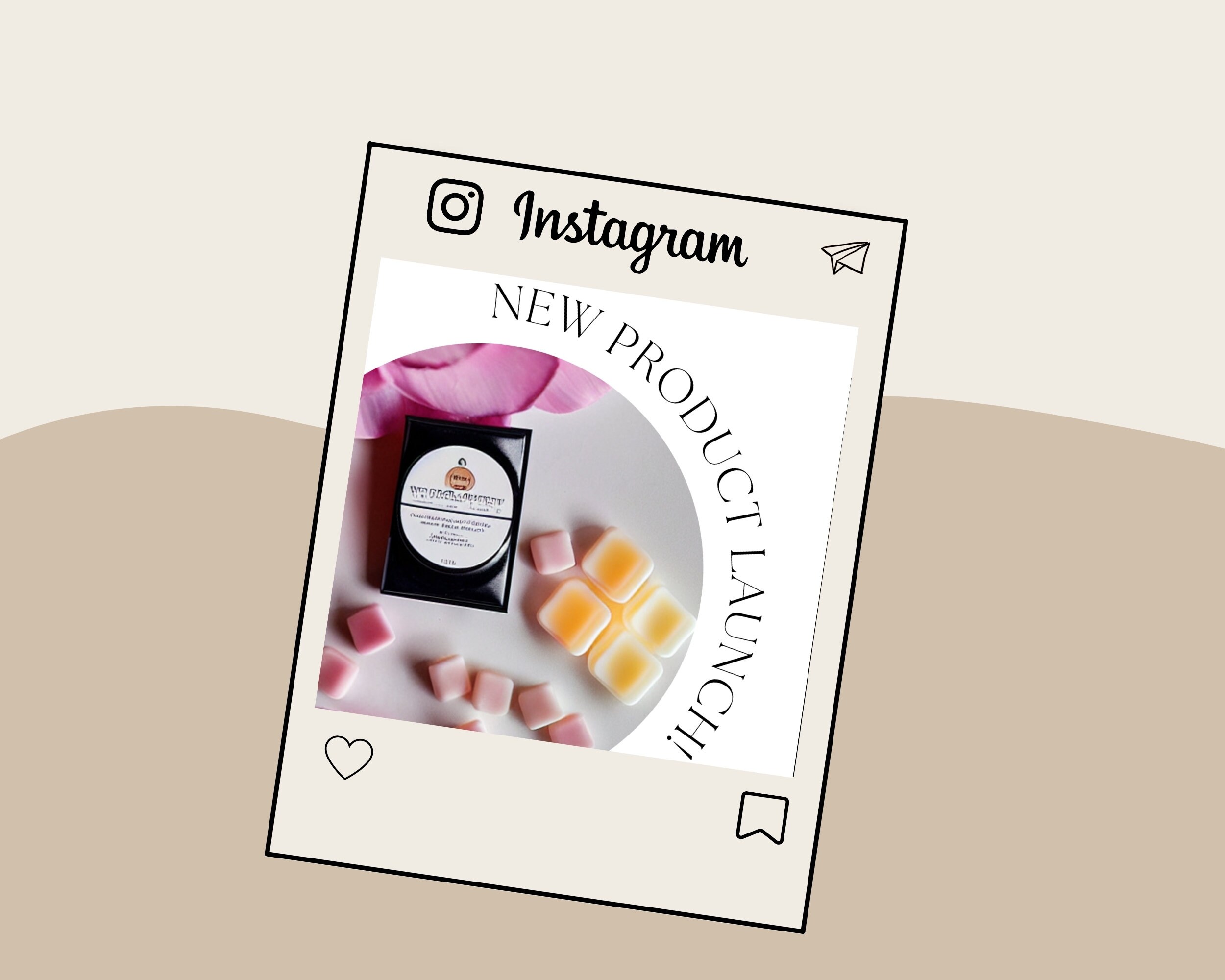 Wax Melt Instagram Templates Scented Wax Melt Social Media - Etsy