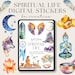 Spiritual Life Digital Planner Stickers, Download Meditation Goodnotes ...
