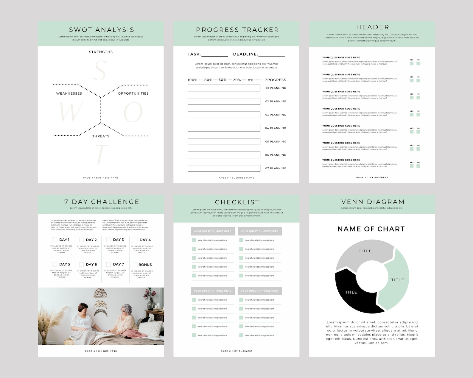 Printable Template Canva, Workbook Template Canva, Lead Magnet Workbook ...