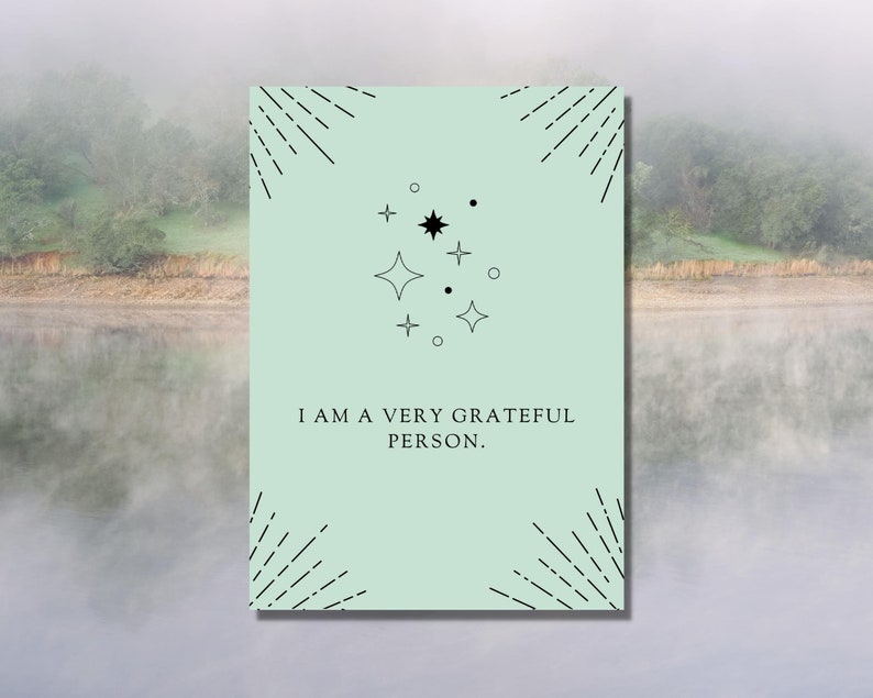 Affirmation Cards Template Canva Affirmation Station - Etsy