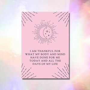 Affirmation Cards Template Canva, Affirmation Station, Printable ...