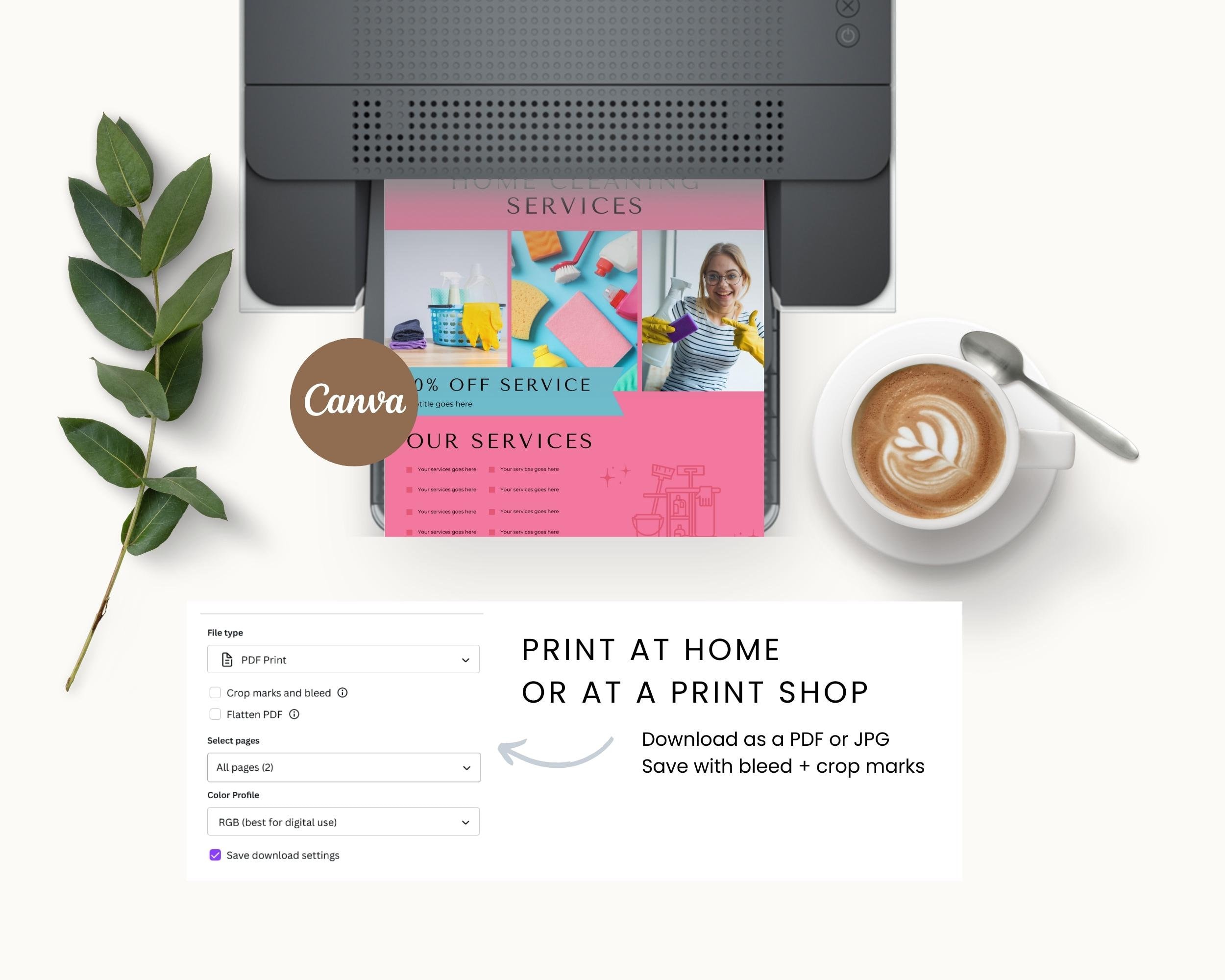 Cleaning Company Bundle Canva Cleaning Business Templates - Etsy