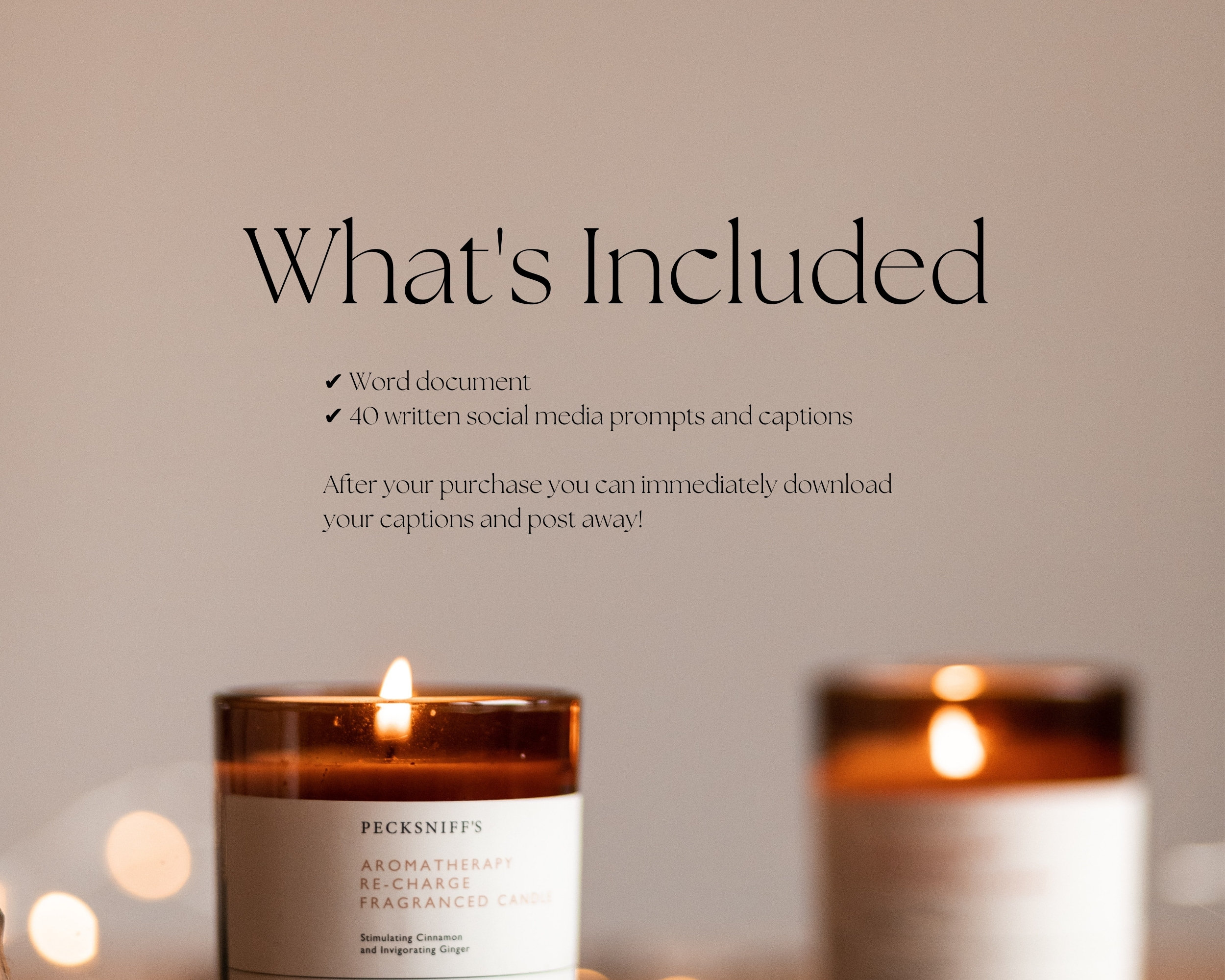 40 Written Social Media Captions and Prompts for Candle - Etsy