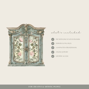 Rococo Era Digital Planner Stickers | Digital Sticker Book | Goodnotes ...