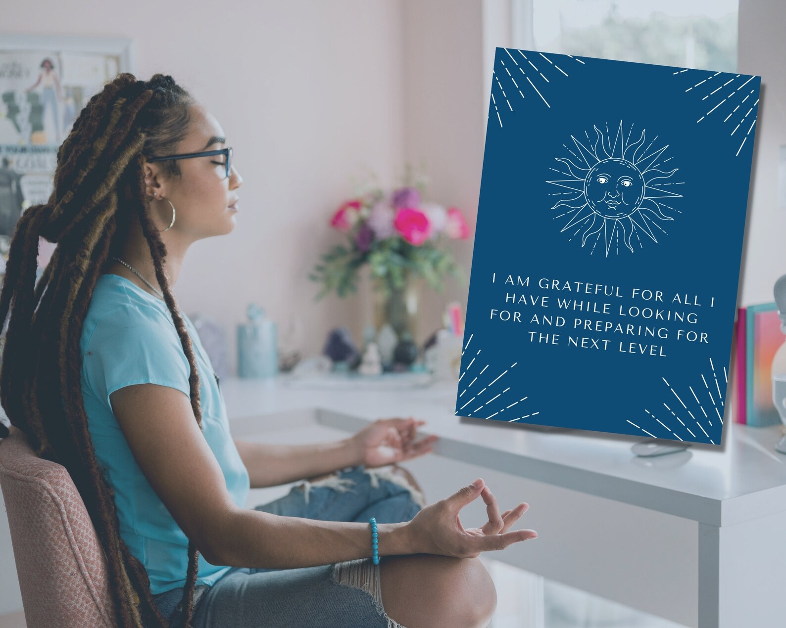 Affirmation Cards Template Canva Affirmation Station - Etsy