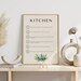 Christmas Airbnb Kitchen Sign Canva Template, Airbnb Printable, Airbnb ...