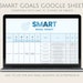 Smart Goal Template Google Sheet, Task Tracker, Small Business ...