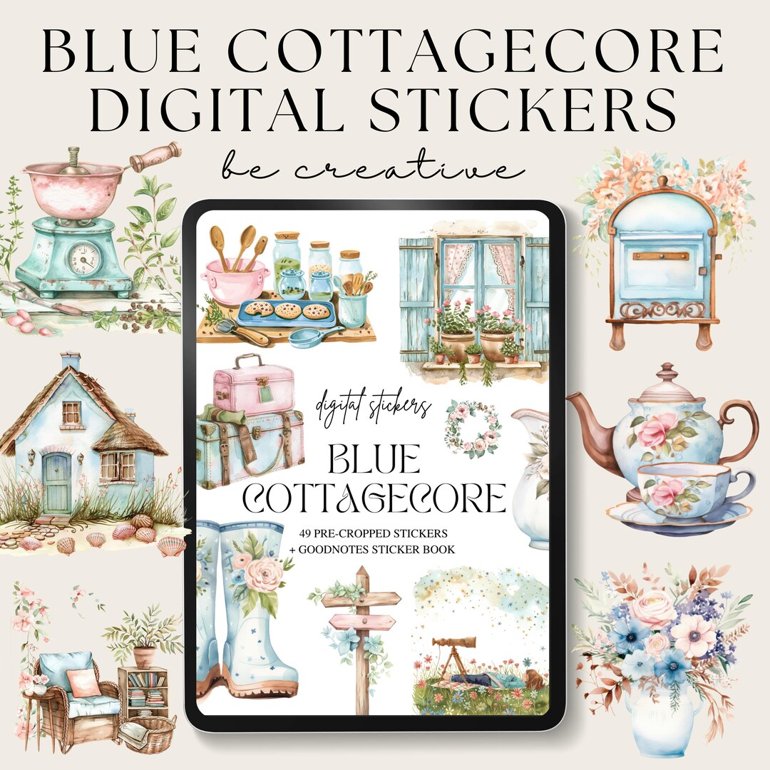 Cottagecore Digital Stickers, Goodnotes Stickers, Notability Stickers ...