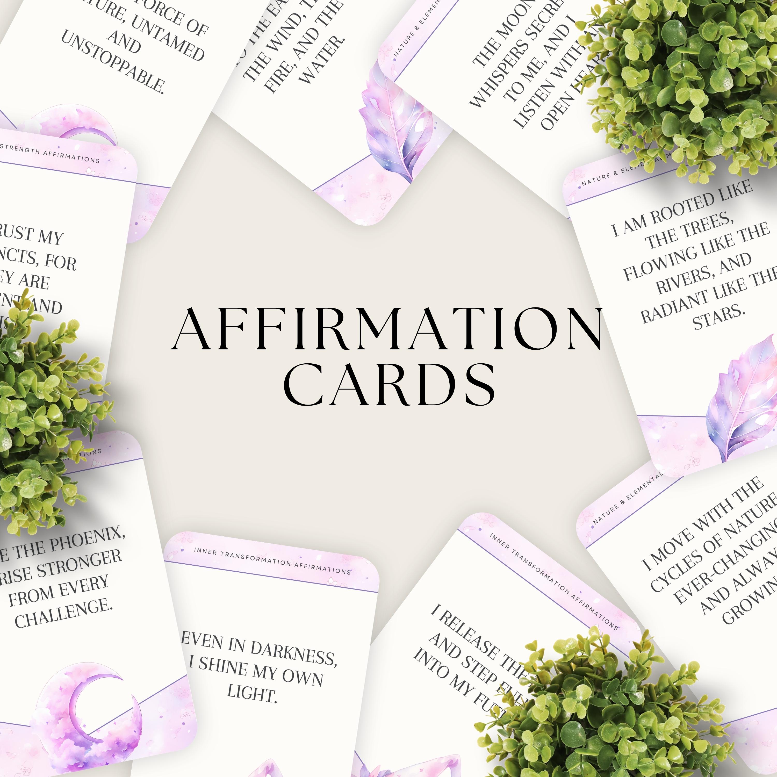 Witchy Woo Affirmation Cards, Printable Magic Cards, Spiritual Cards ...