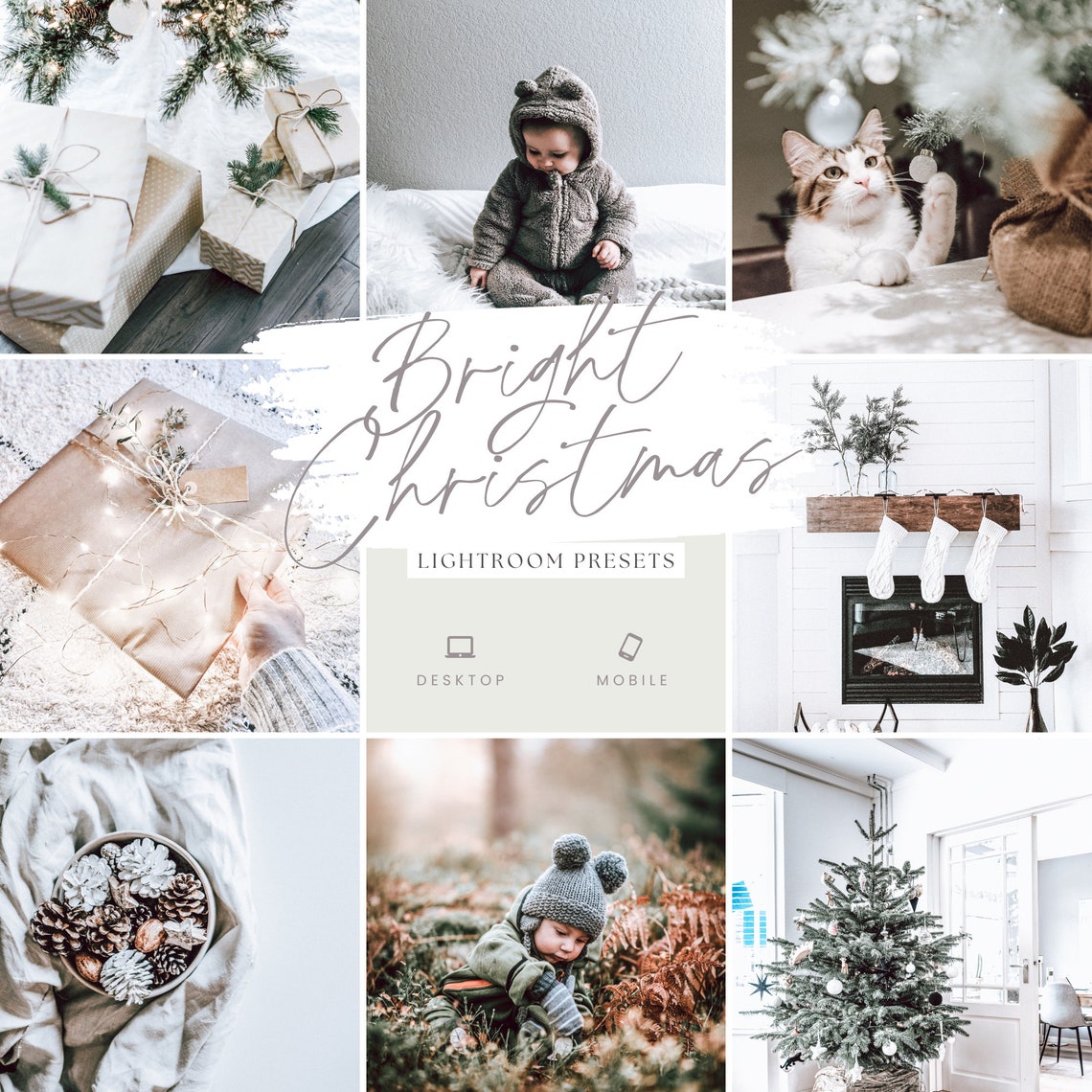 Bundle of Lightroom Presets for Mobile and Desktop, Bright LR Presets ...