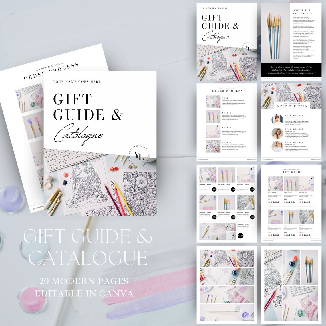 Christmas Catalogue Template INSTANT DOWNLOAD Wholesale Gift - Etsy