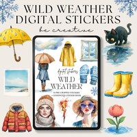 Bakery Digital Sticker, PNG Files of Digital Stickers, Cute Food ...