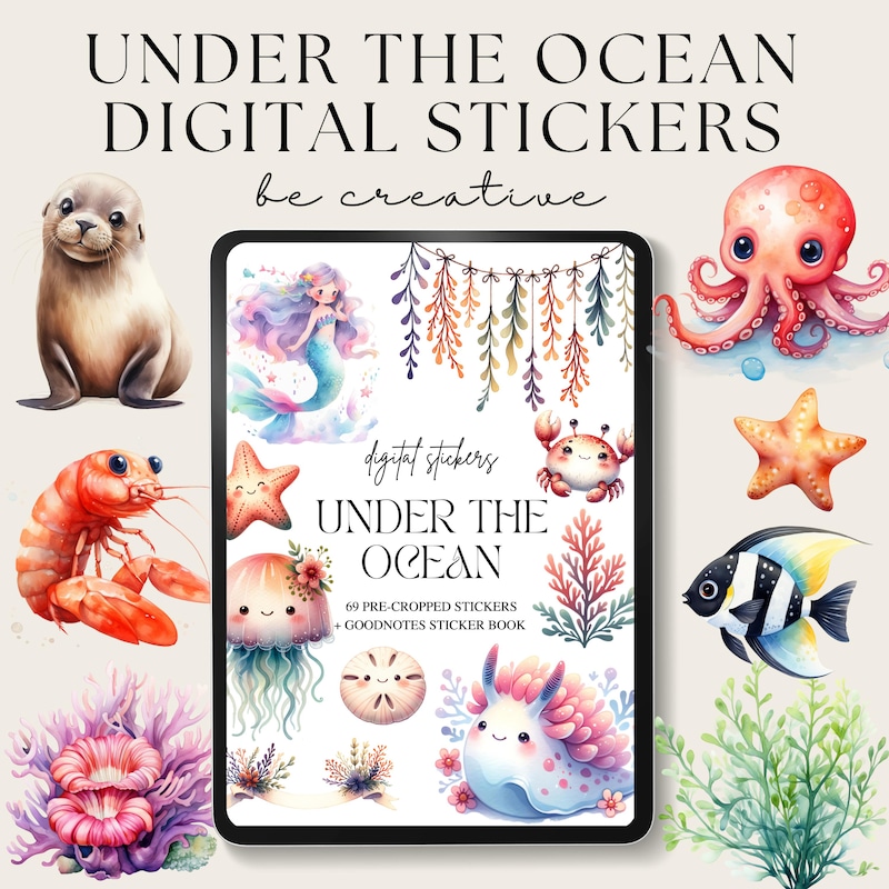 Ocean Stickers - Etsy