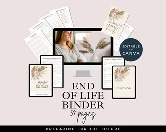 DIY EMERGENCY PLANS Emergency Binder Pdf Canva Template - Etsy