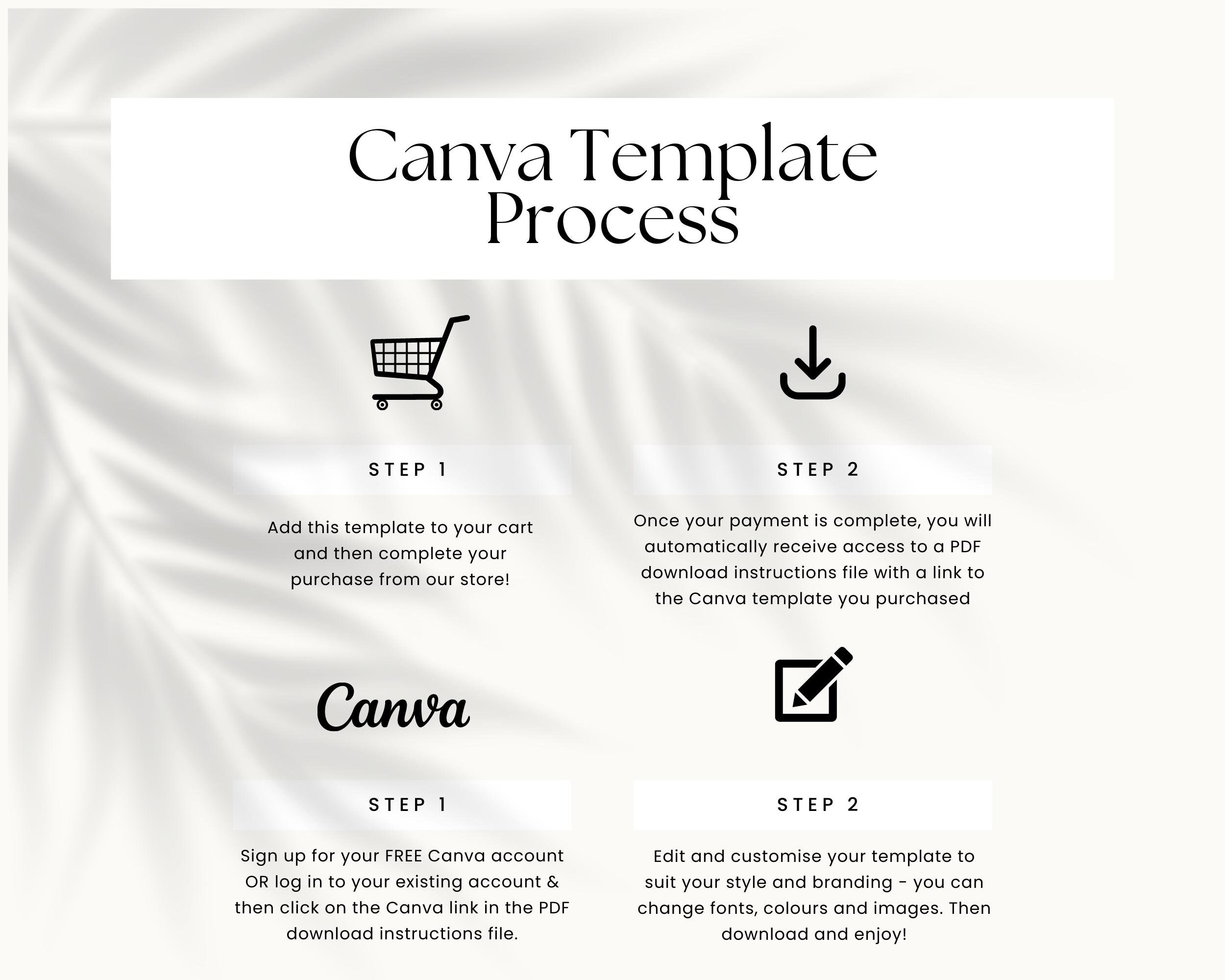 Cleaning Company Bundle Canva Cleaning Business Templates - Etsy