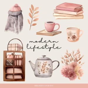 Pink Boho Digital Planner Stickers, Everyday Stickers, Fashionista ...
