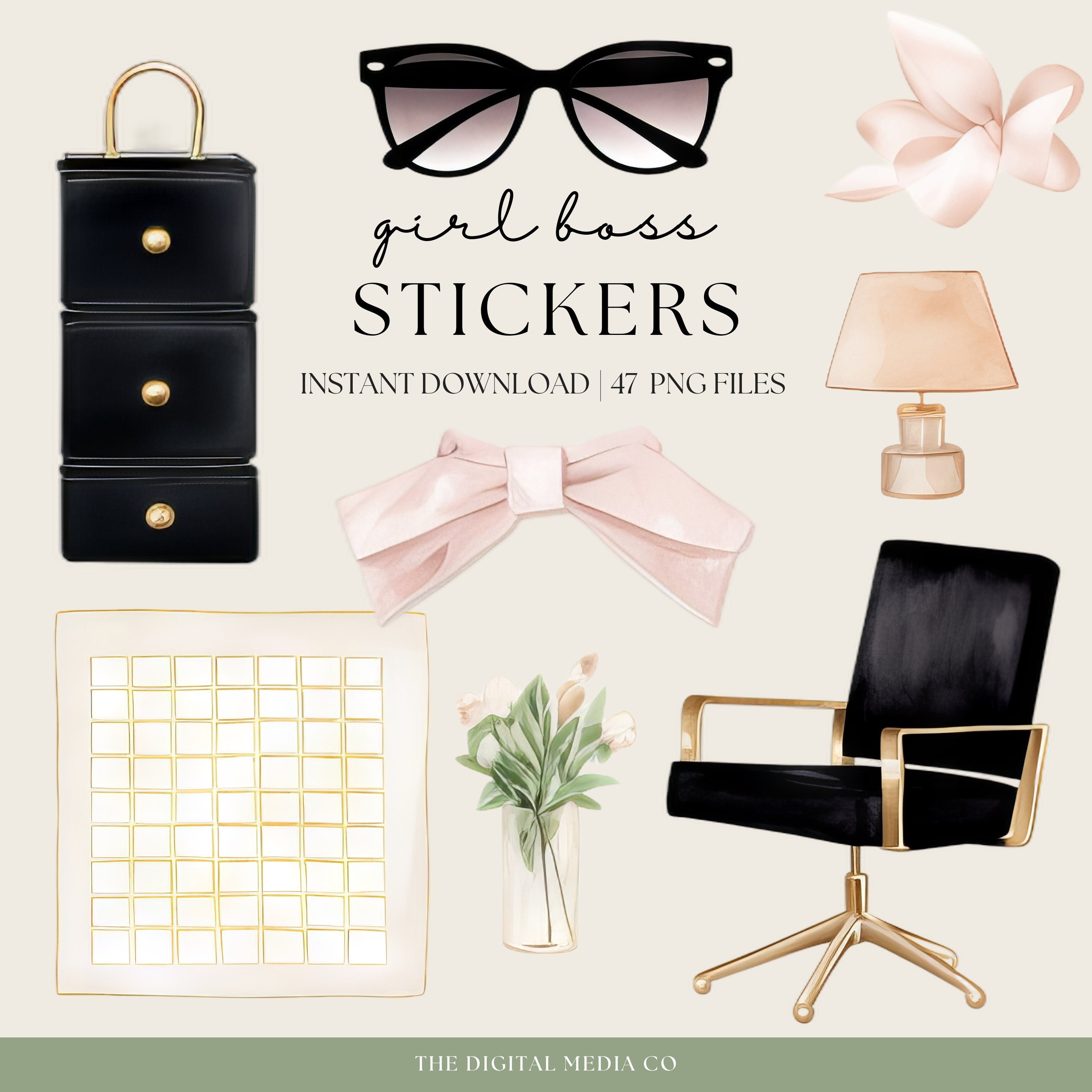 Digital Planner Sticker Bundle Digi Sticker Book Goodnotes - Etsy